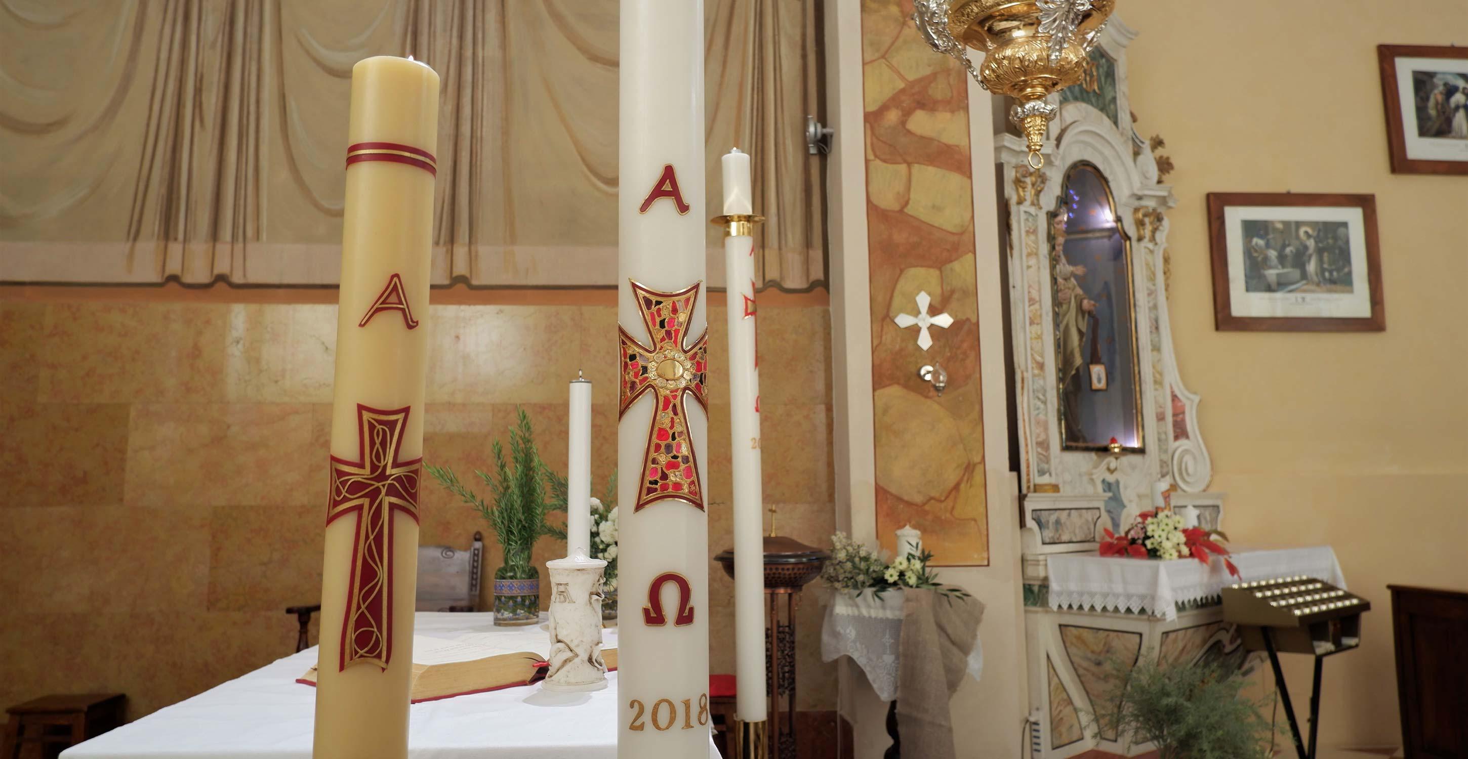 Candele liturgiche per le festività maggiori