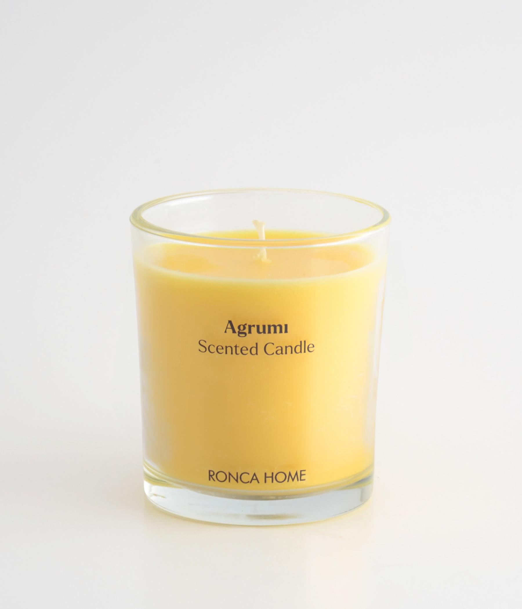 Zylindrisch Glas Kerze / Zitrus - Ronca Home