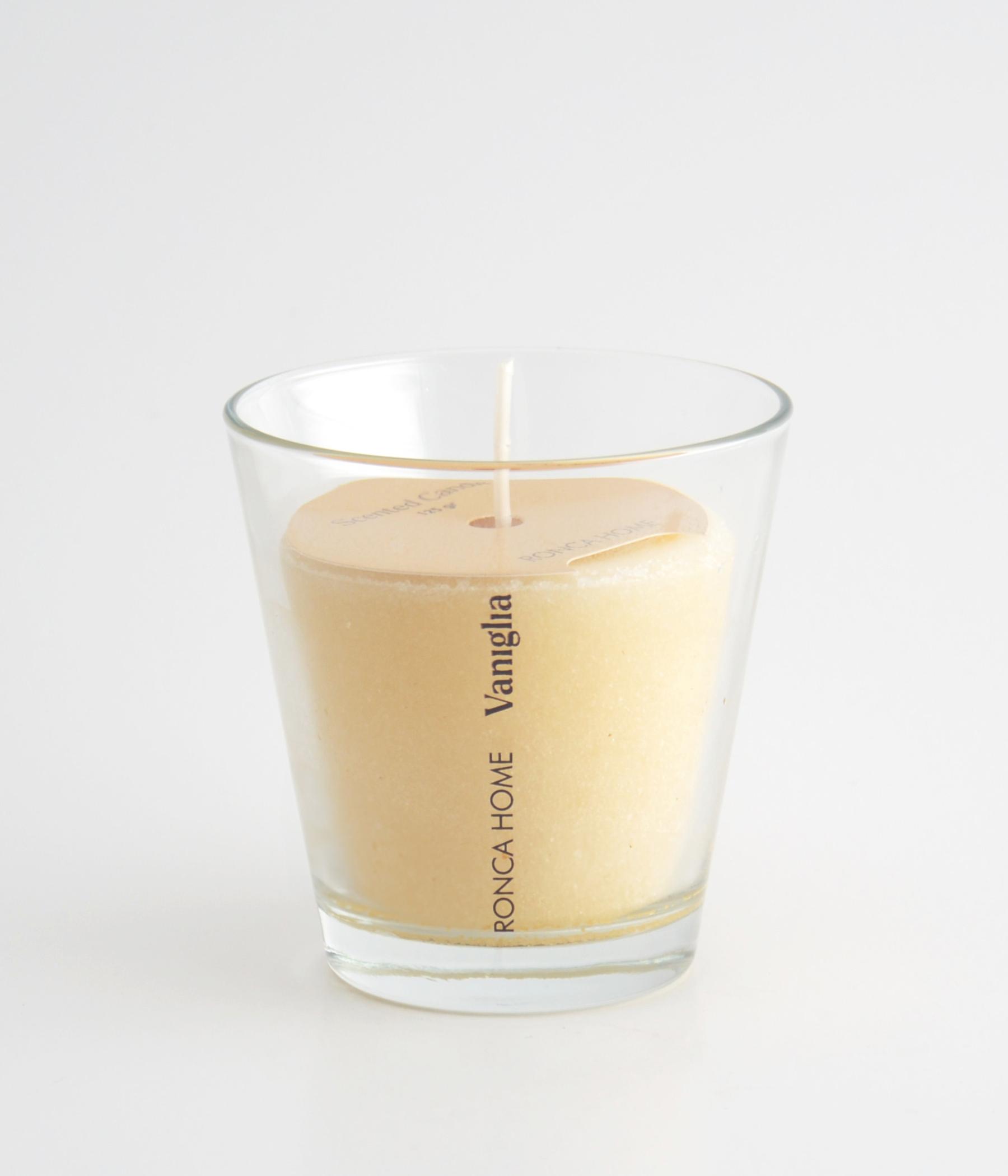 Konisch Glas Kerze / Vanille - Ronca Home